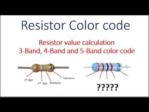 Resistor Color Code | 3, 4 and 5 Band Resistor Calculate and Explained ...