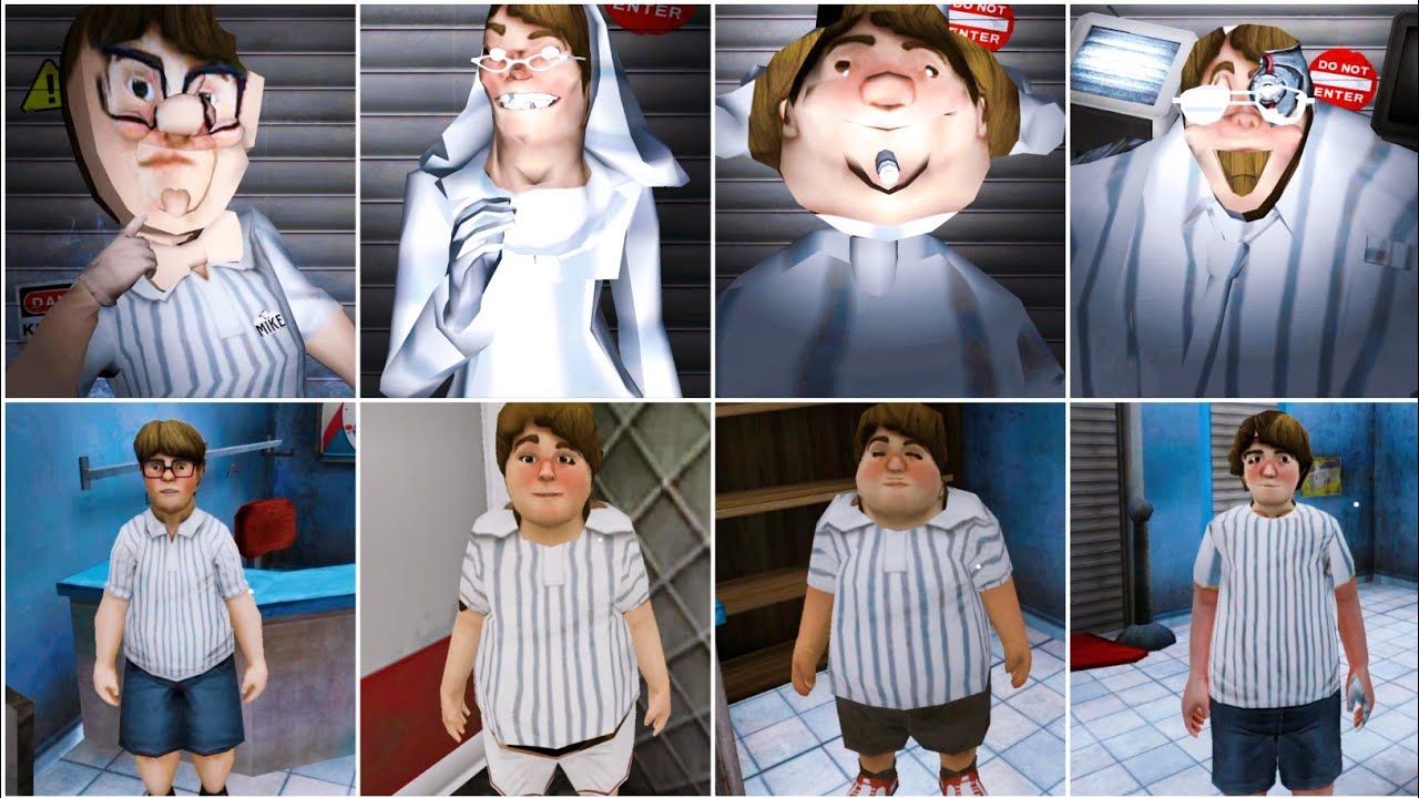 Ice Scream 8 Evryone Is Mike Full Gameplay - YouTube