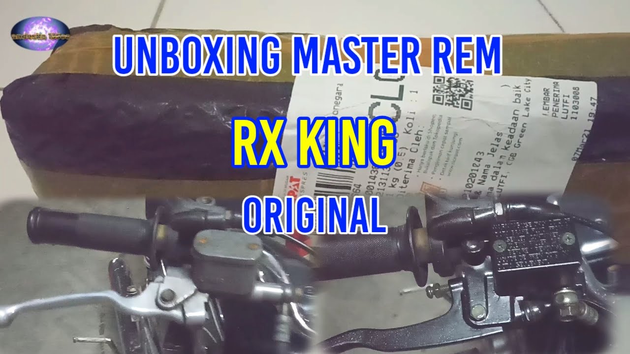 Unboxing Master Rem Atas Rx King Original Dan pemasangannya ...