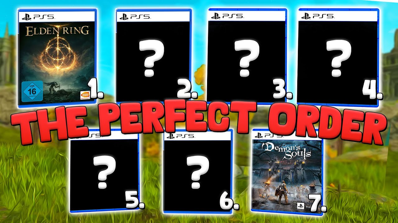 The PERFECT ORDER to play Fromsoft Games! - YouTube