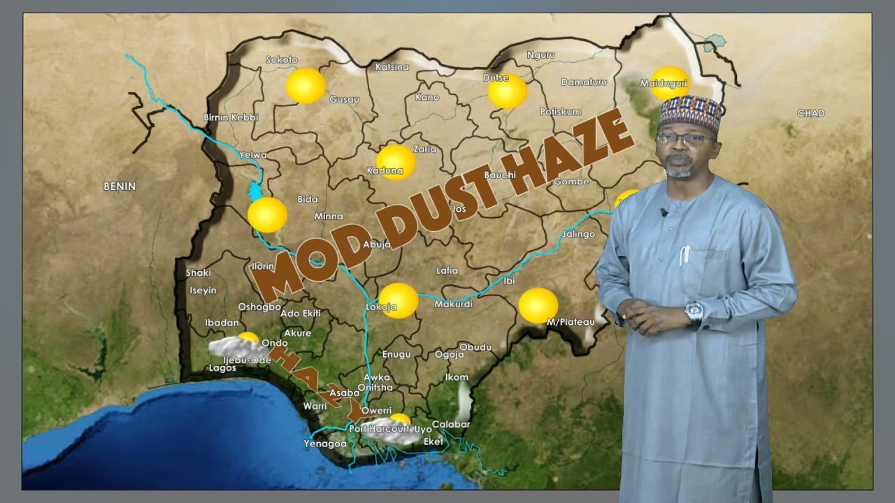 NIGERIAN WEATHER FORECAST FOR 19/ 12/ 2021 - YouTube