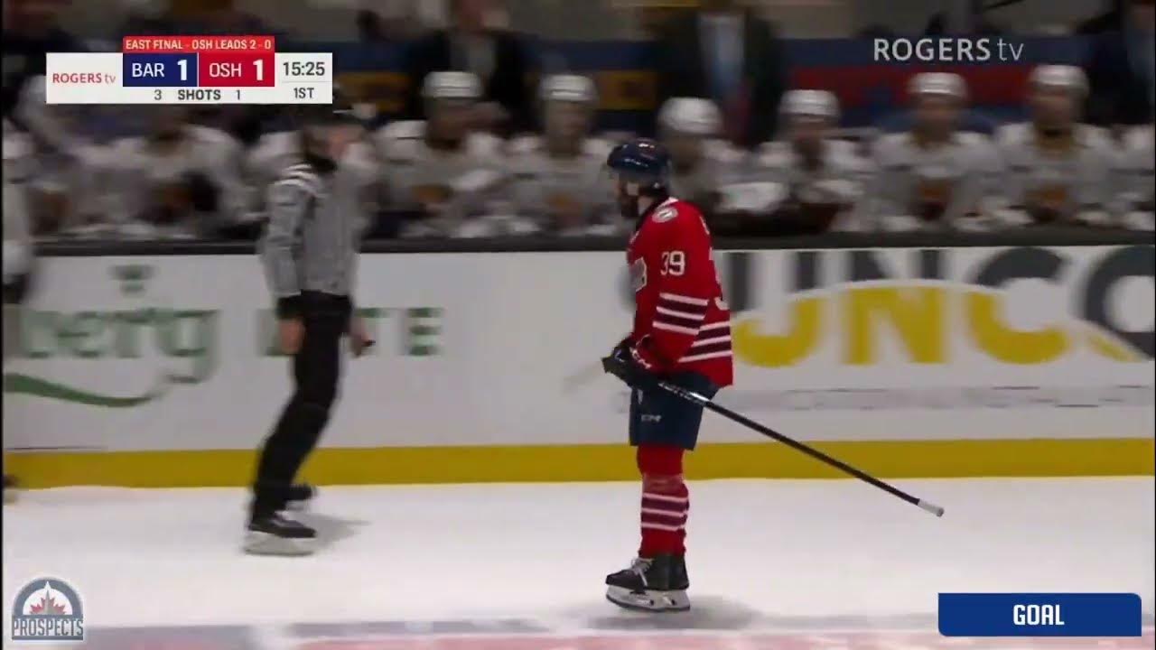 Colby Barlow 2G 1A vs Barrie | OHL Playoffs | Apr 29 2025 - YouTube