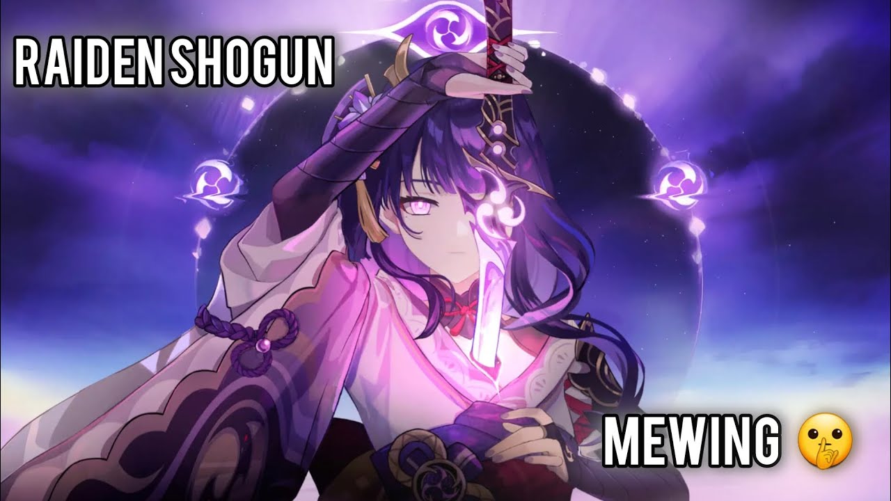 Raiden Shogun | Mewing🤫 | Bye Bye | Genshin Impact - YouTube