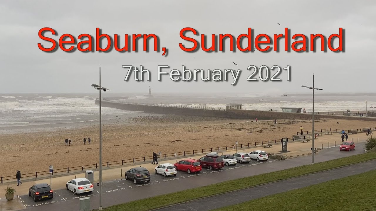 Wild North Sea at Seaburn, Sunderland - YouTube