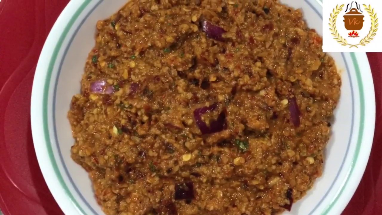 మినవల పచ్చడి | minappappu pachadi | spicy black gram lentils chutney ...