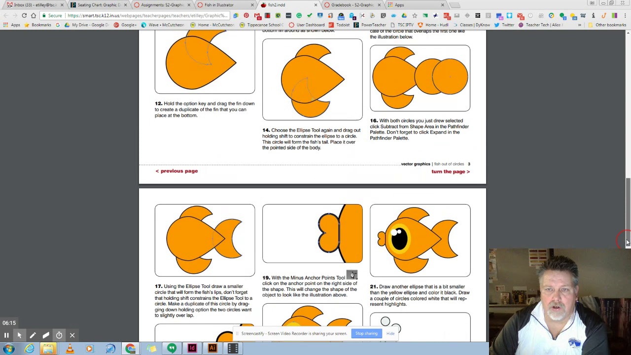 How to make the Fish in Adobe Illustrator - YouTube