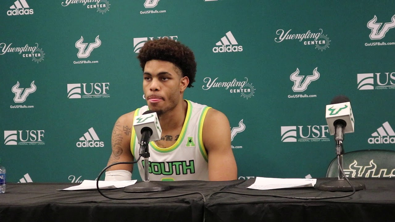 USF Bulls guard David Collins talks loss to Wichita State (1/20/20 ...