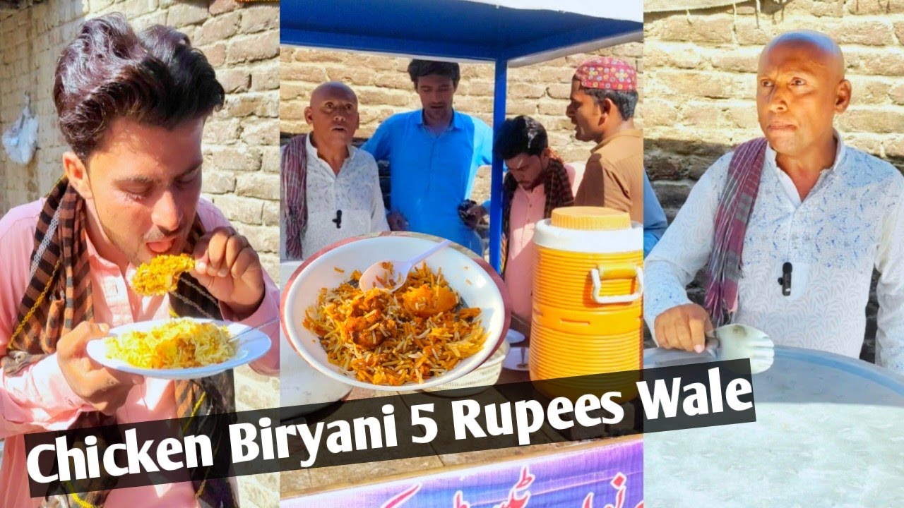 Chicken Biryani 5 Rupees Wale | Just Fun |Mogoo Shahbaz - YouTube