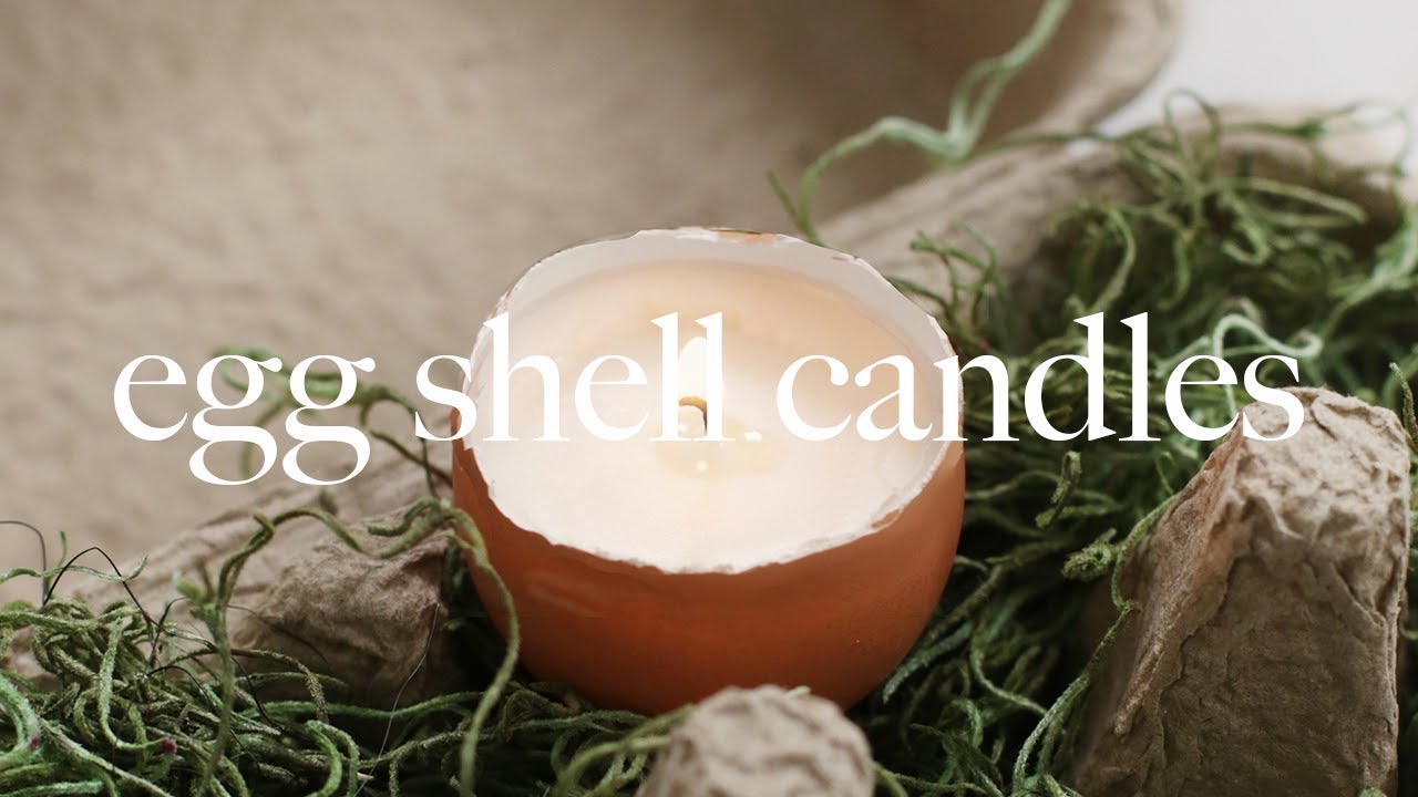 DIY Egg Shell Candles - YouTube