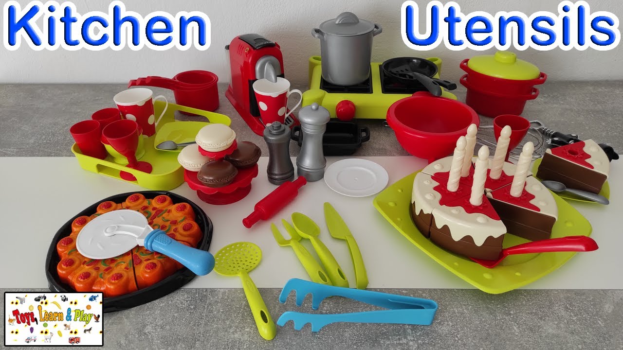 Explore the World of Kitchen Utensils: Name Learning for Kids - YouTube