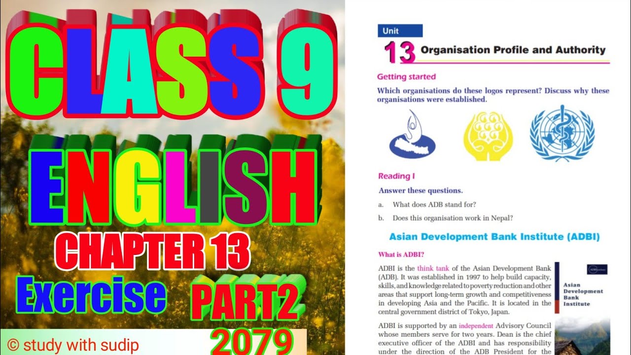 class9 english chapter13 exercise answer questions|class9 english organization profile and ...