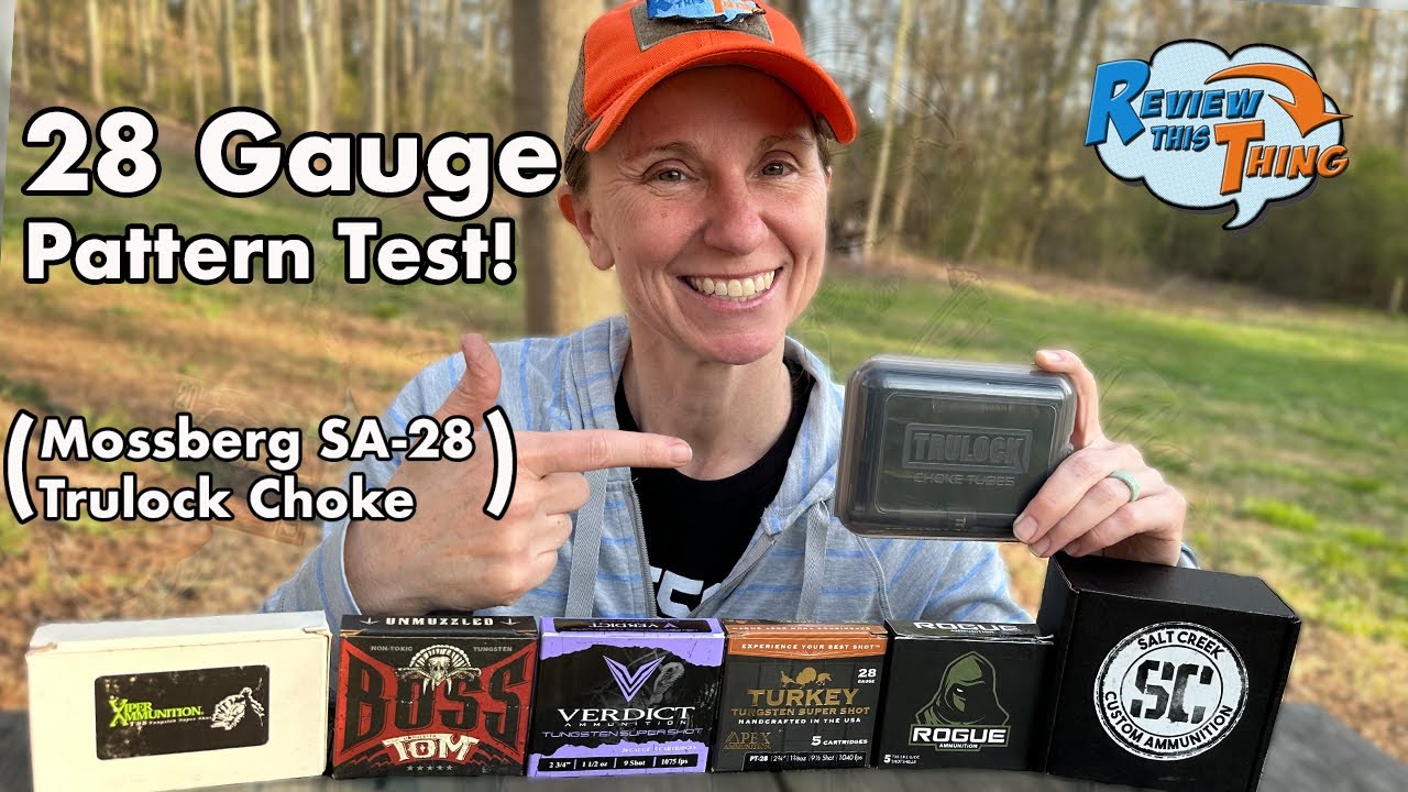 Mossberg SA-28: 28 Gauge Semi Auto Shotgun Testing (with Trulock Choke ...