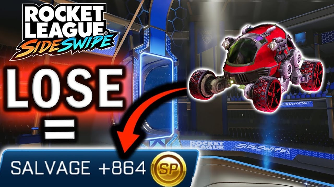 IF I LOSE I SELL MY CRIMSON SCARAB | Rocket League Sideswipe - YouTube