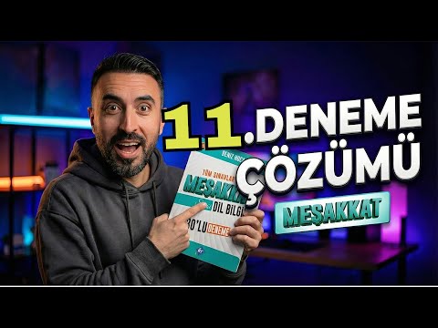 MEŞAKKAT DİL BİLGİSİ DENEME SORU ÇÖZÜMÜ 2026 (11.Deneme) / TYT-KPSS-MSÜ