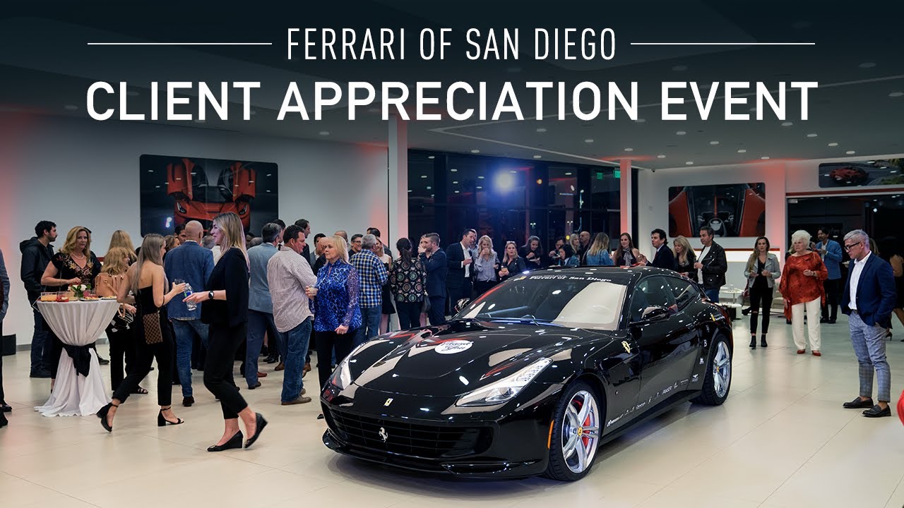 Ferrari of San Diego - Customer Appreciation - YouTube