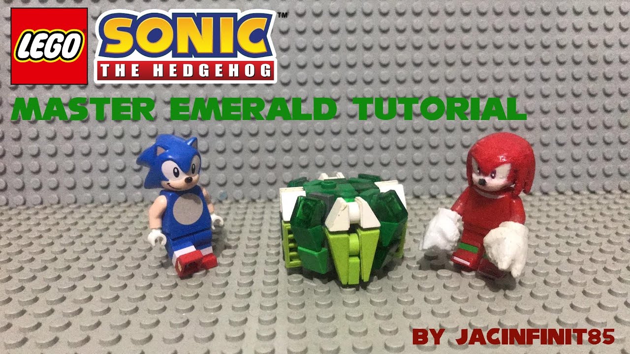 Lego sonic Master emerald tutorial - YouTube