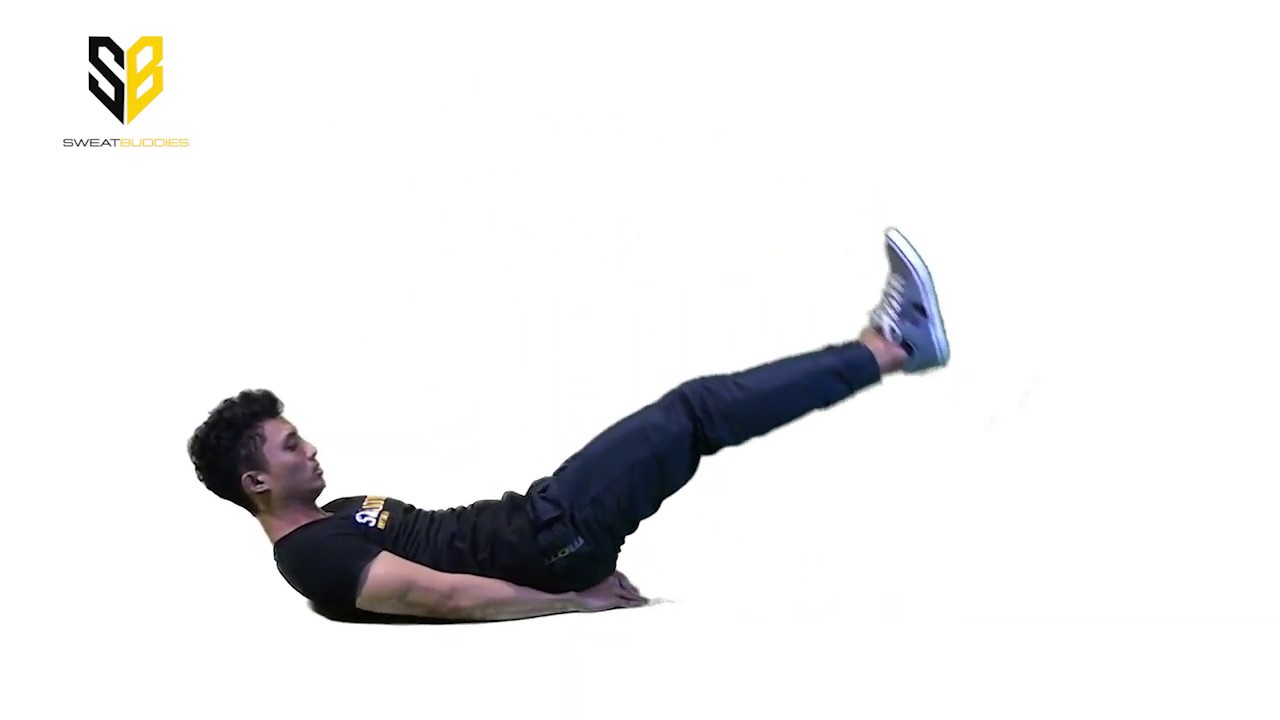 Lay Down leg Raise - YouTube