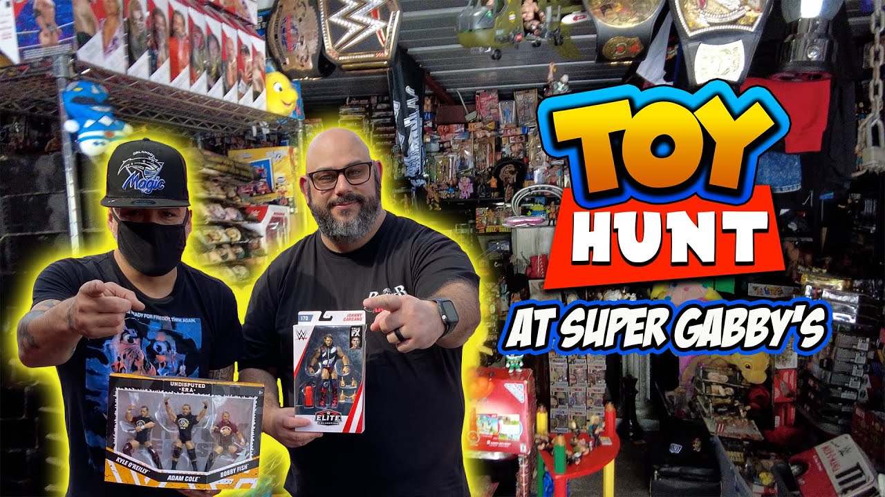 Toy Hunting at Super Gabby's, WWE Elite Figures, and Rocky Figures ...