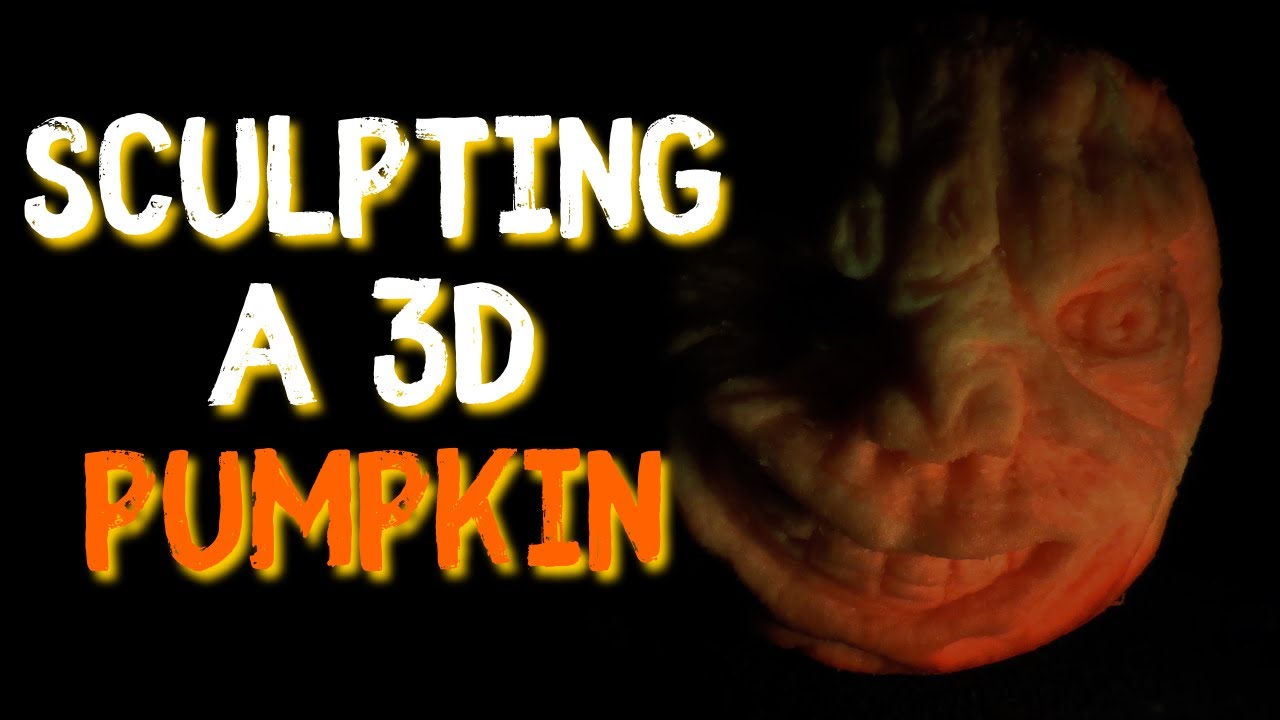 3D Pumpkin Carving - Sculpting A Halloween Pumpkin | Dark Nook - YouTube