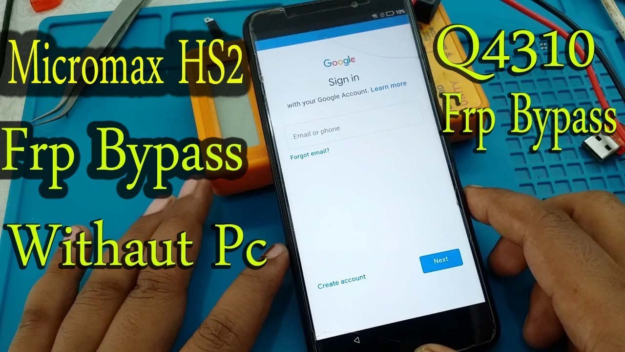 Micromax HS2 (Q4310) Frp Lock Remove Done Withot PC 100% Working - YouTube