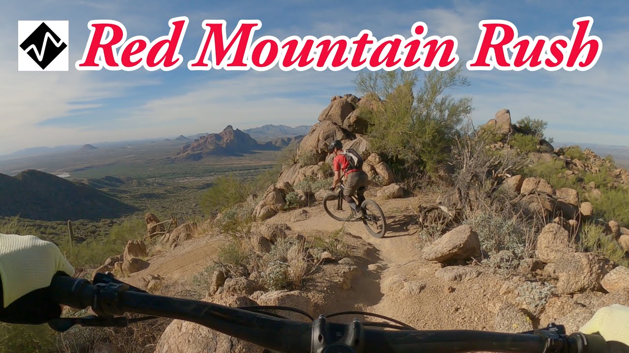 Best expert MTB trail in Mesa, AZ - Red Mountain Rush - YouTube