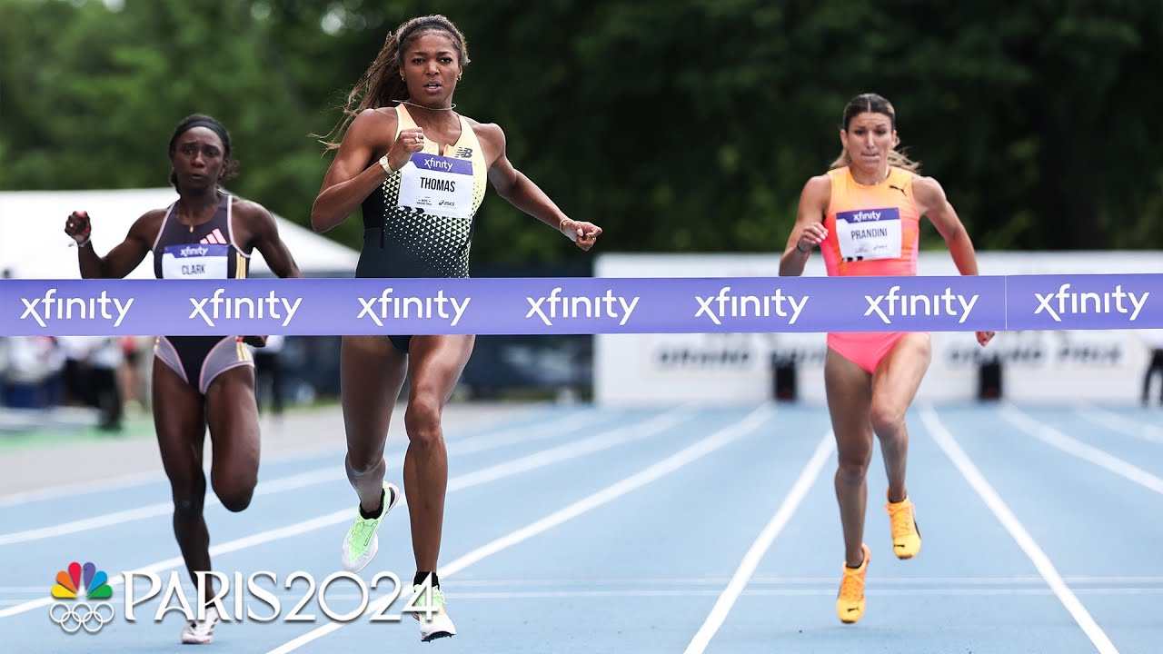 Gabby Thomas Uses Late Push To Win Womens 200m At The Nyc Grand Prix 0246