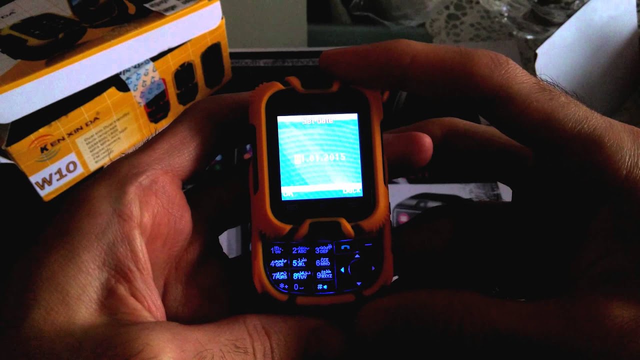Ken Xin Da W10 Slide Watch Phone - YouTube