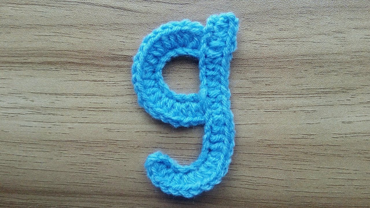 g | Crocheting Alphabet g | How to Crochet Small Letter g | Lower Case ...
