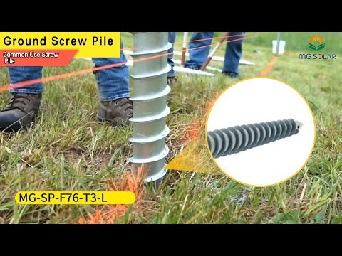 MG-SOLAR Ground Screw Pile