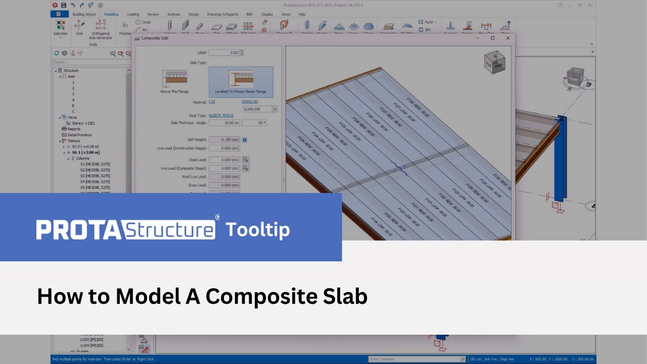 Tooltip: How to Model Composite Slabs - YouTube