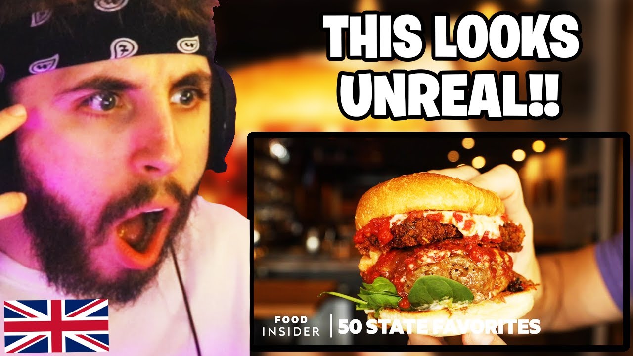 Brit Reacts to The Best Burger In Every State | 50 State Favorites ...
