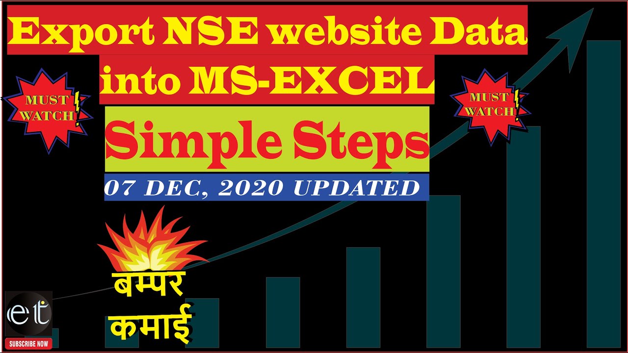 How To Pull Option Chain Data In Excel From New NSE Website I Import how-to-pull-option-chain-data-in-excel-from-new-nse-website-i-import