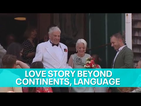 Couple in their 80's find love in a story transcends continents, language | KTVU