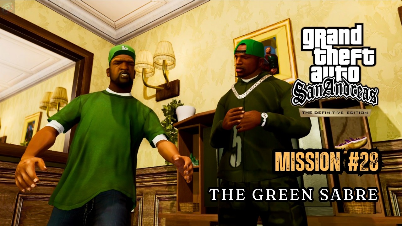 GTA SA Definitive Edition - Mission #28 - The Green Sabre [PC | 4k ...