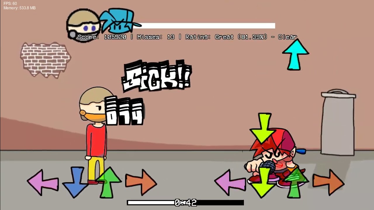 FNF Vs Hell Allany Full Song Clear | FNF MODS - YouTube