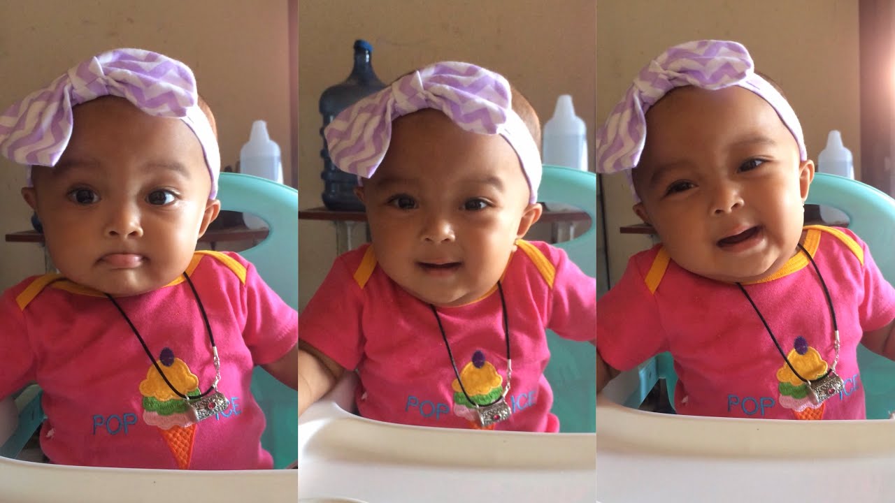 Bayi lucu ,cute baby | Arin umur 7 bulan🌈😘 - YouTube