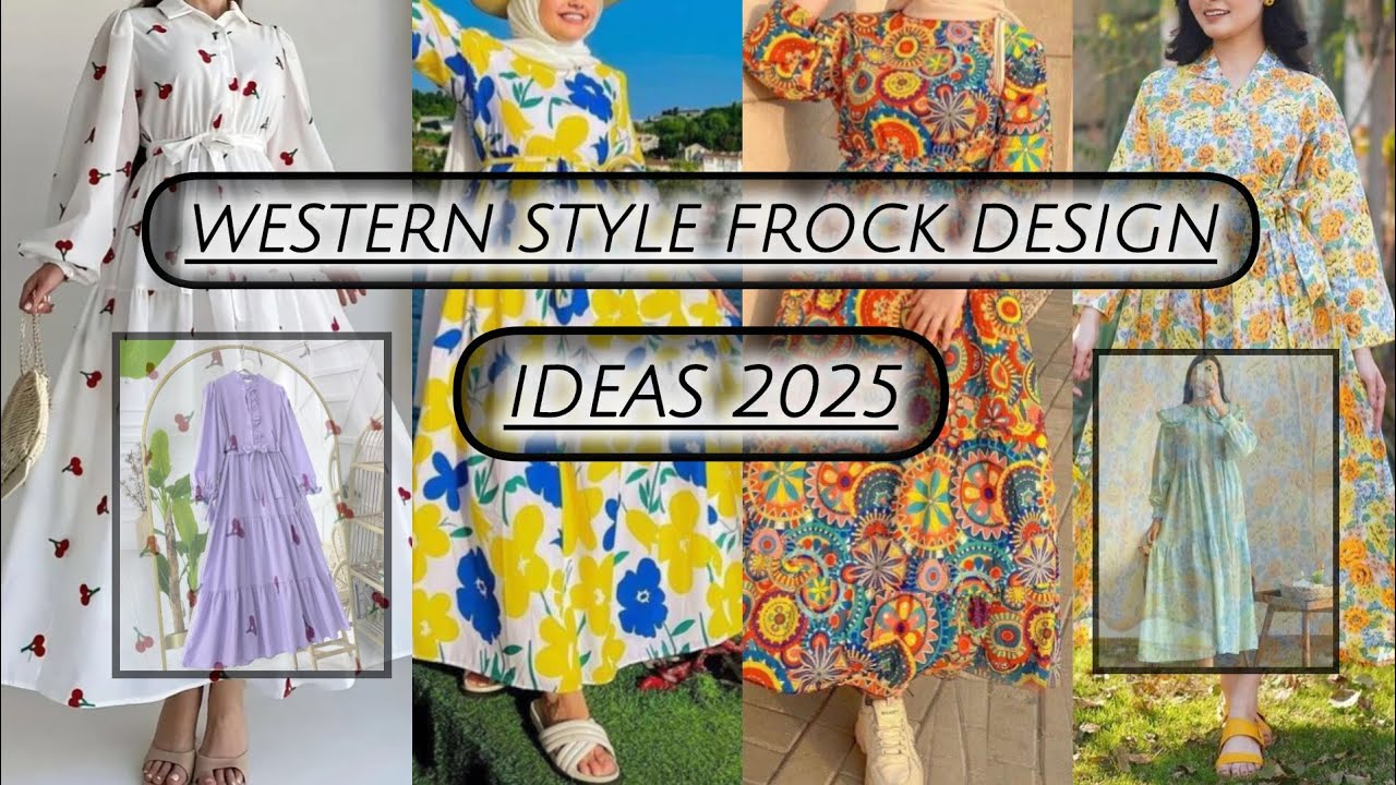 Beautifull Western Long Frocks Dress Design Ideas 💃🏻 || Cool And ...