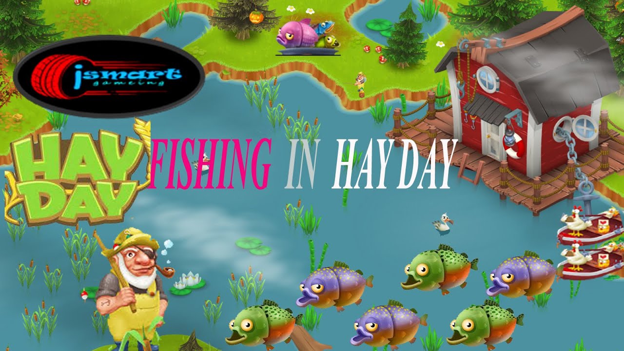 FISHING IN HAY DAY | ISMARTGAMEING | - YouTube