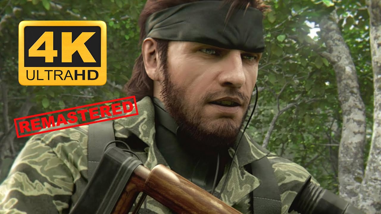 Metal Gear Solid 3 Pachinko Trailer 4k (Remastered with Neural Network ...