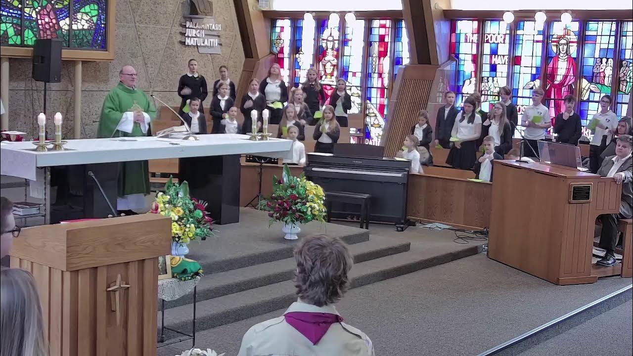 Vaikų Mišios Sekmadienį, Kovo 2 d., 2025, 9 vr - YouTube