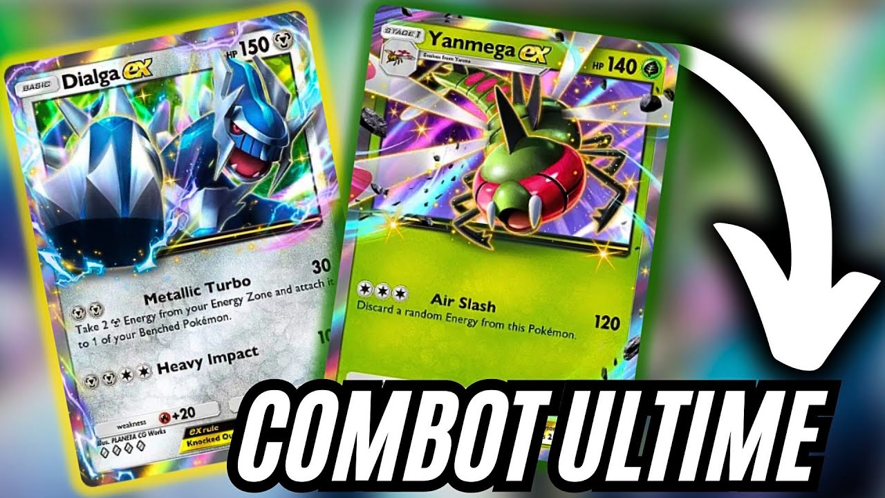 LE MEILLEUR DECK 2025 dans Pokémon TCG Pocket (DIALGA EX ET YANMEGA EX ...