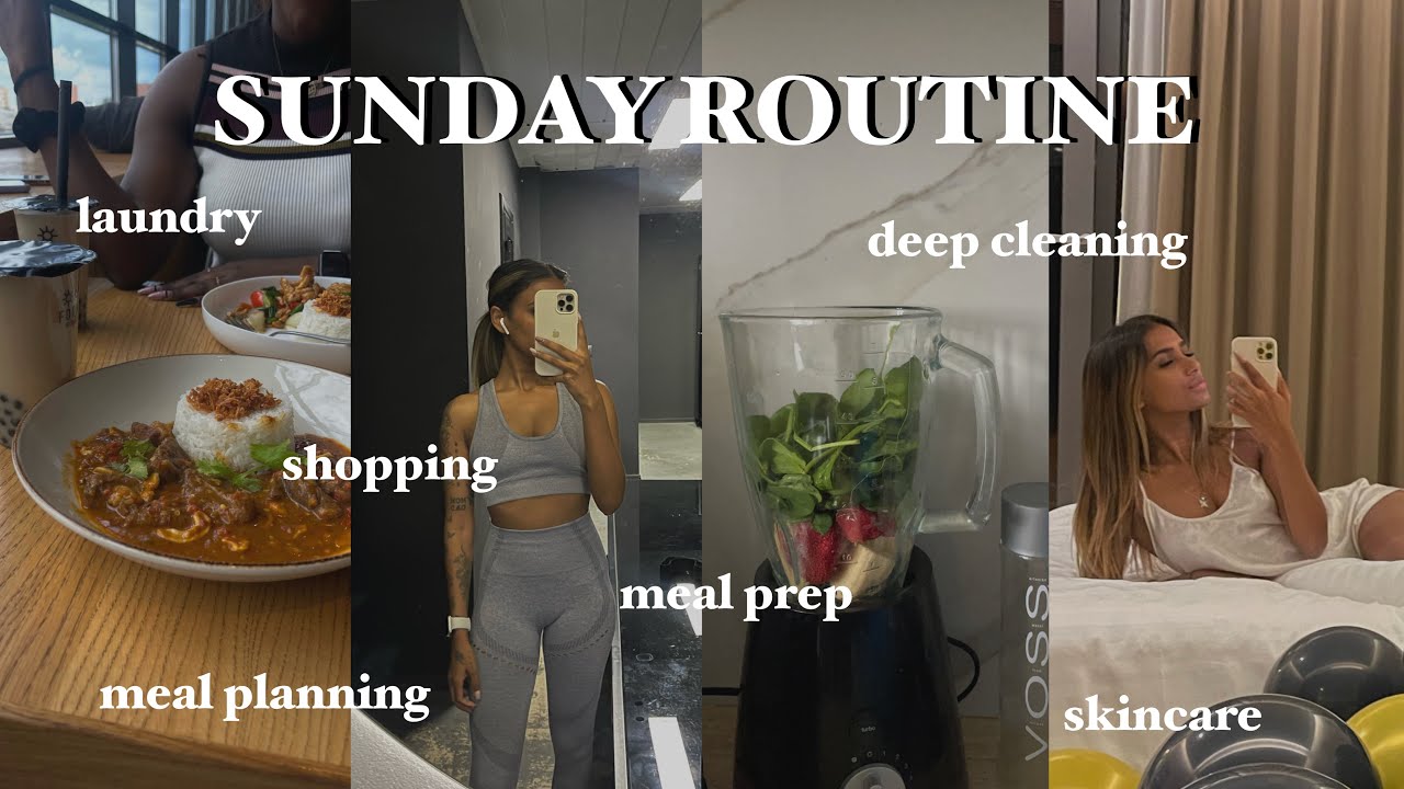 SUNDAY RESET ROUTINE || meal prep + planning and creating my to-do list ...