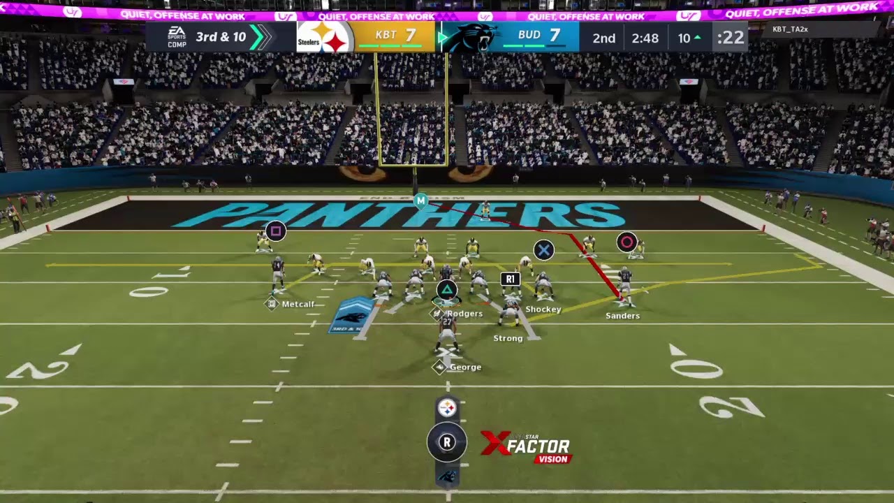 Carolina Panthers theme team weekend league - YouTube