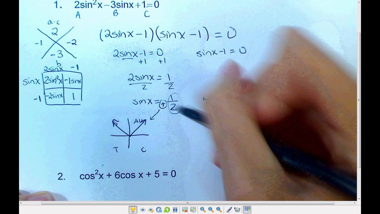 11/7/2014 Precalculus Unit 6 Lesson 1 - YouTube