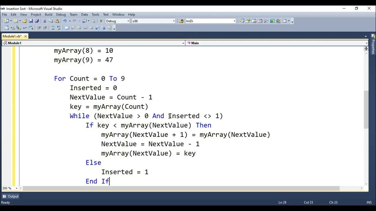 Insertion Sort Alevels By Sir Wasiq Youtube