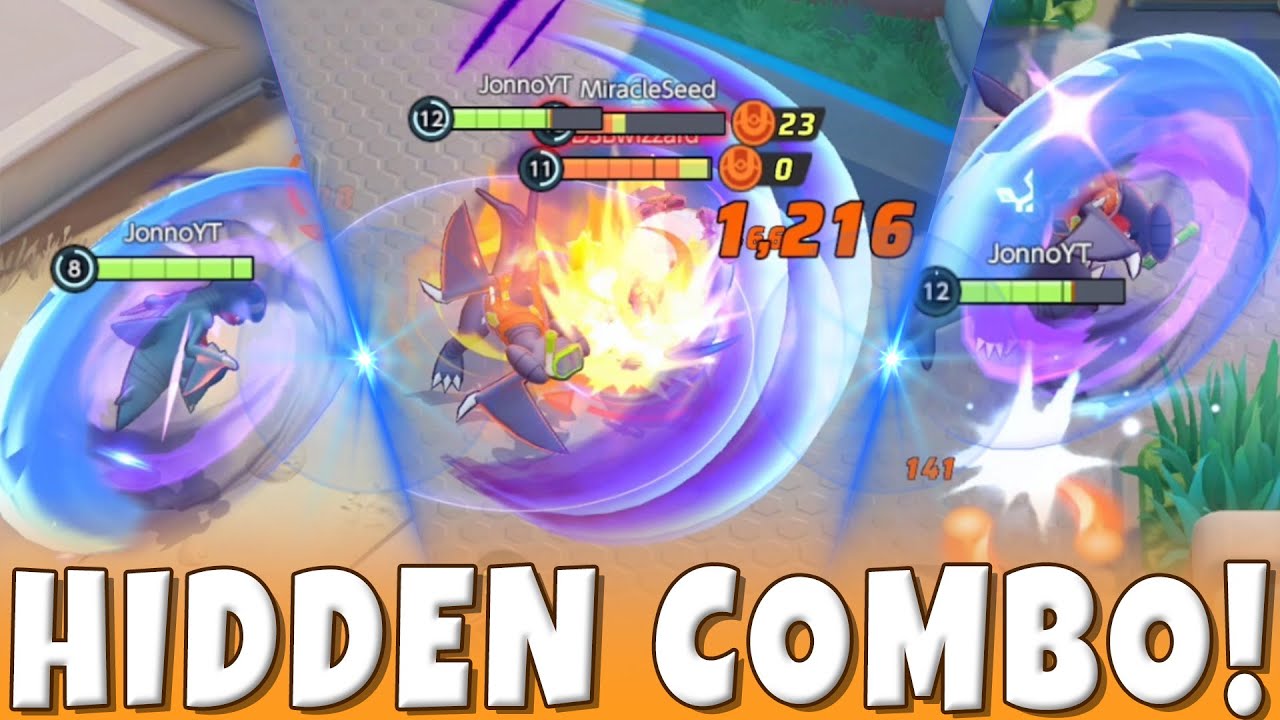 NEW Hidden Combo Discovered for Garchomp in Pokemon Unite! Dragon Claw ...