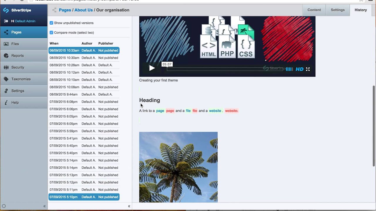Silverstripe Cms Features Demo Hd Youtube 4144