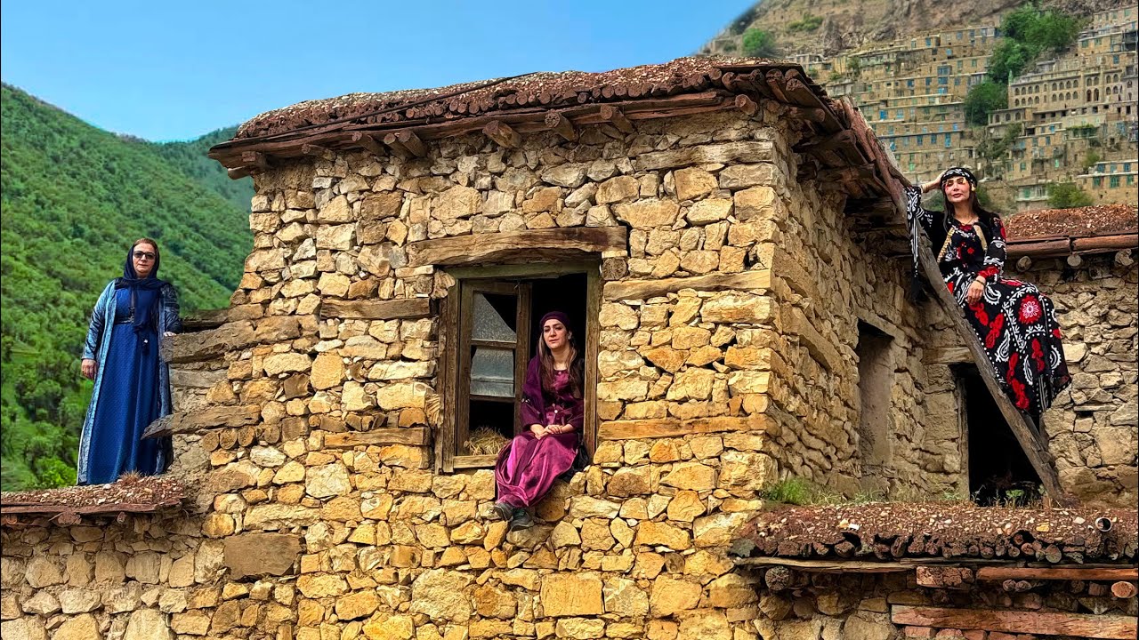 6 DAYS of beautiful IRAN in spring nature with cooking of rural life 🏕️ ...