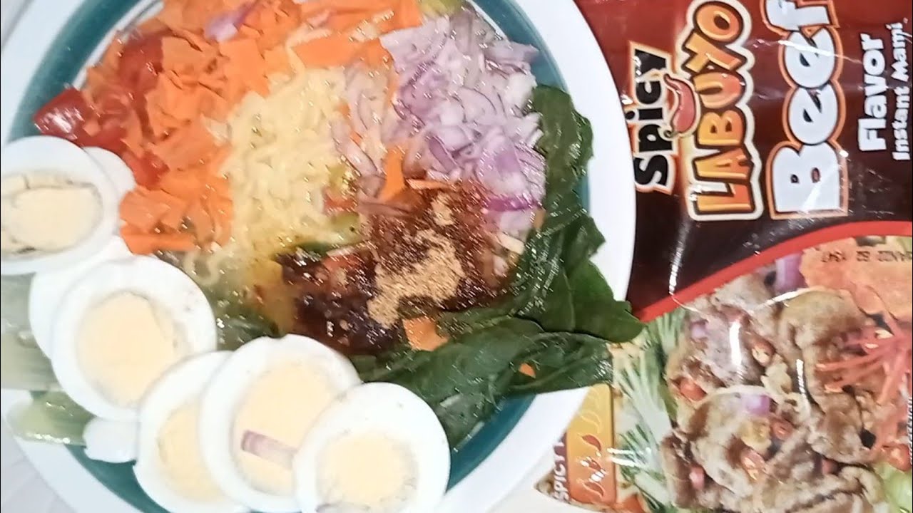 noodle soup, spicy beef labuyo, try this style, it's yummy-lecious ...
