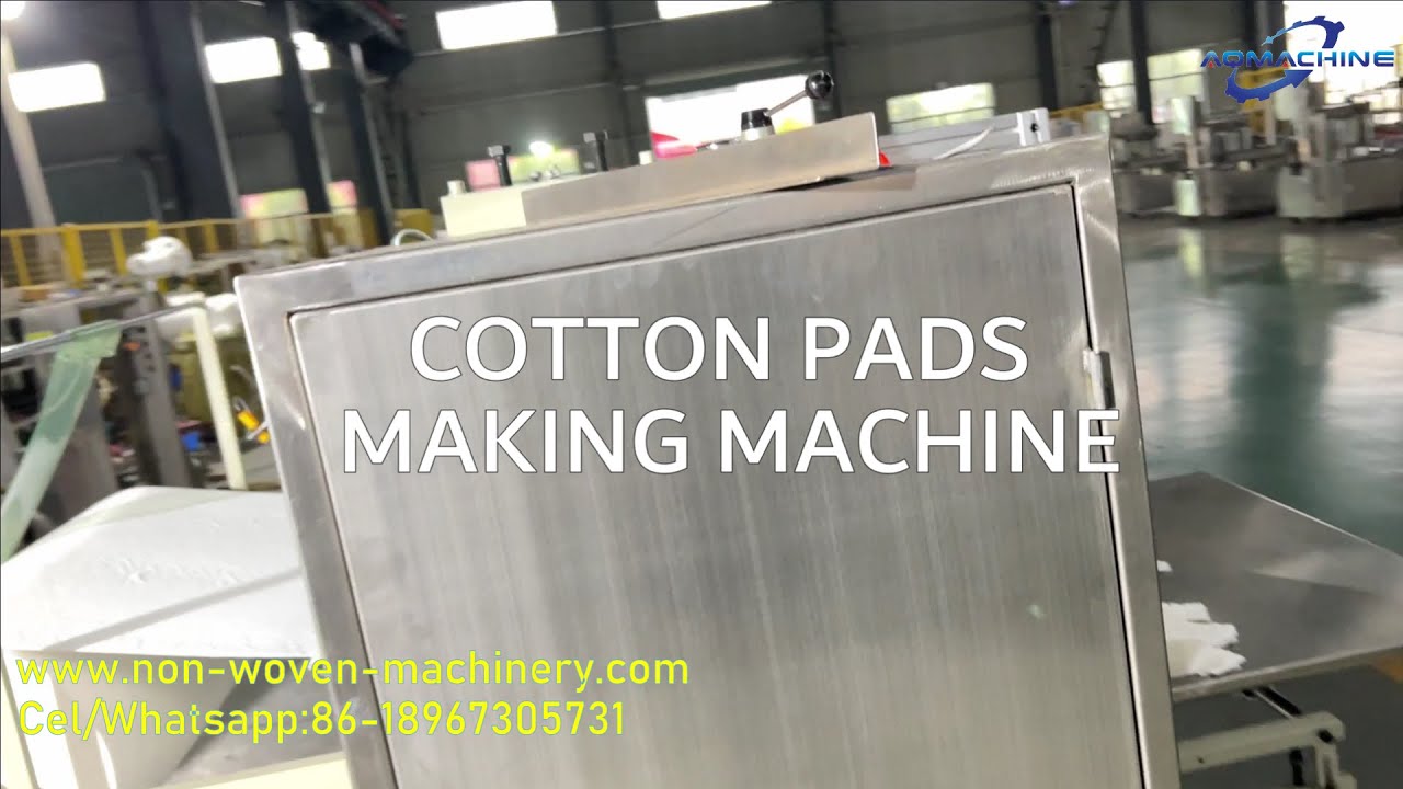 Square Cotton Pads Machine| Square Cotton Pads Cutting Machine| Square ...
